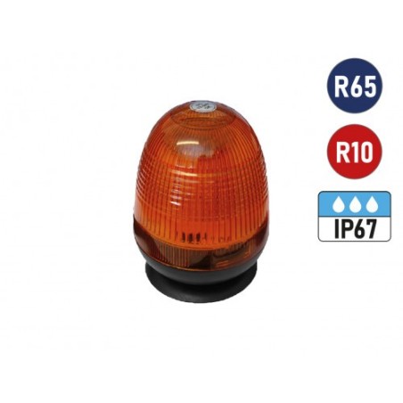12/24V Magnetic Base LED Beacon Amber | RICO Europe