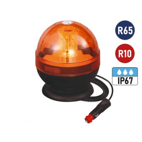 2/24V Magnetic LEDBeacon Amber | RICO Europe