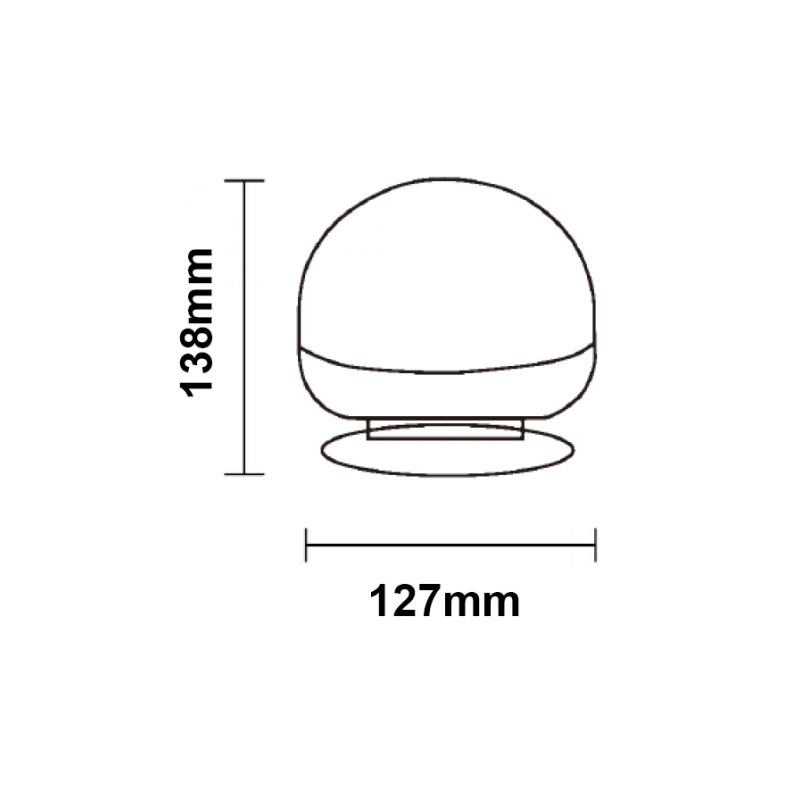 2/24V Magnetic LEDBeacon Amber | RICO Europe
