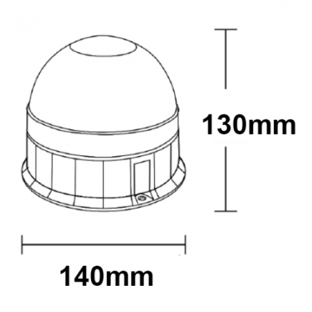 1/2 Lens 3 Bolt Beacon Amber | RICO Europe