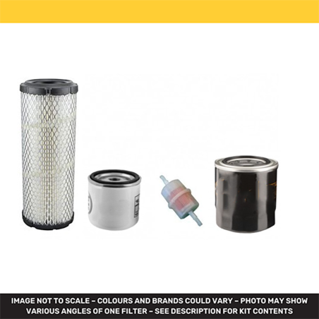 Filter Kit for Ransomes Parkway 2250 with Kubota V1505B Engine Air, Oil ...